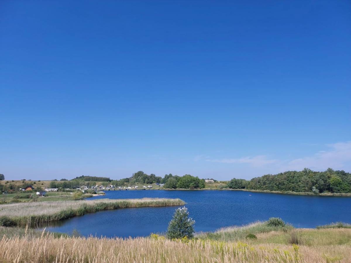 Reservoir in Gacki - Tourist trails of Świętokrzyskie